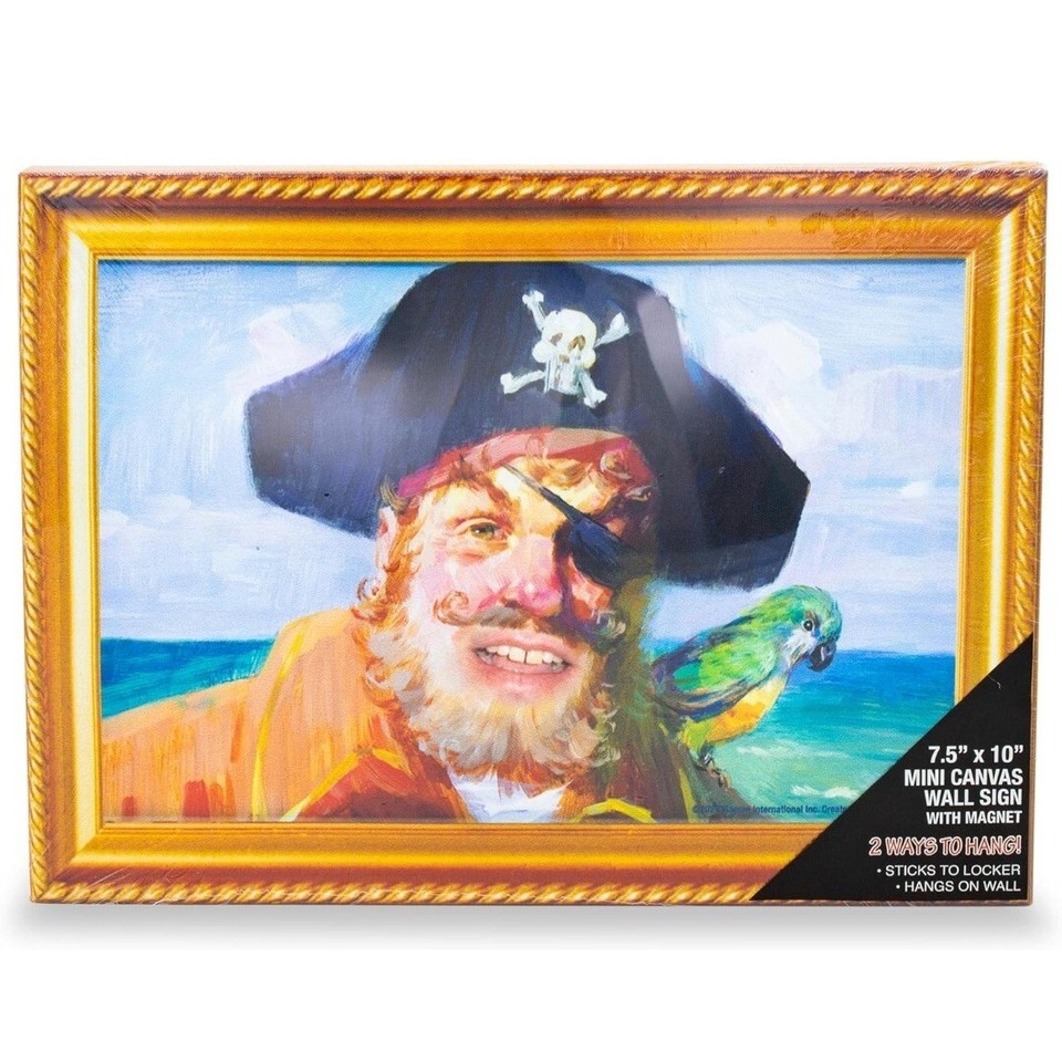 Spongebob Squarepants Painty The Pirate Patchy Painting Wall Art ...