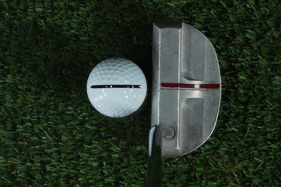 TEARDROP ROLL FACE PUTTER 34” AOE TRUE TEMPER STEEL SHAFT WISHON GOLF ...