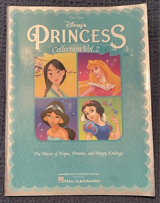 Disney's Princess Collection Piano Vocal Songbook 1998. 9780793597710| eBay