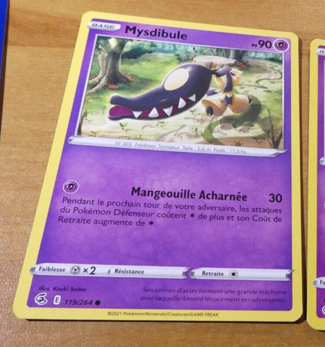 POKEMON POING DE FUSION FRANCAISE CARD CARTE Mysdibule 119/264 FR NM | eBay