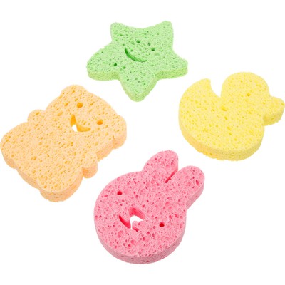 4 Pcs Duck Body Scrubber Children's Bath Sponge Toddler Baby Set Take ...