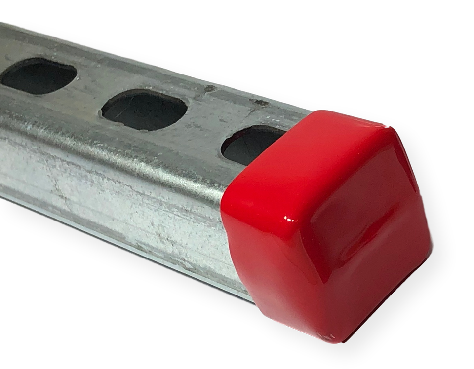 Plastic Safety End Caps for Unistrut Channel 1-5/8''x (Choose Height ...