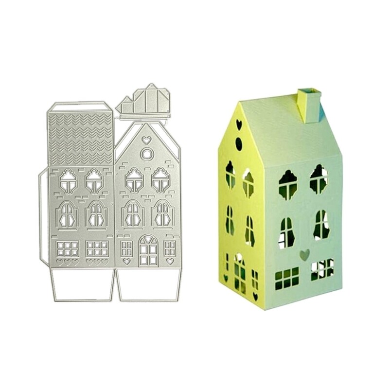 House Metal Cutting Dies Embossing Template Metal Stencils Scrapbooking ...