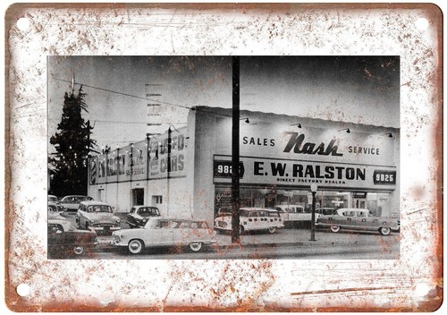 Vintage 1955 Nash Automobile Ad Retro Look Reproduction Metal Sign ...