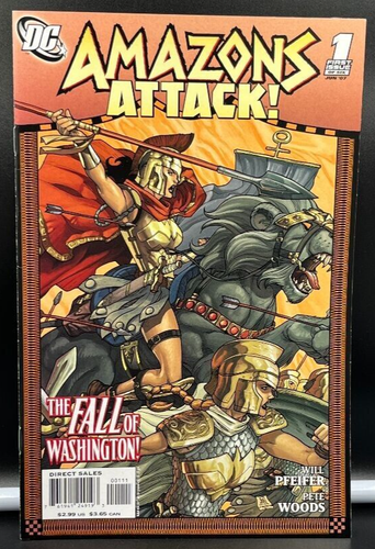 2007 DC Comics Amazons Attack #1 of 6 The Fall of Washington ...
