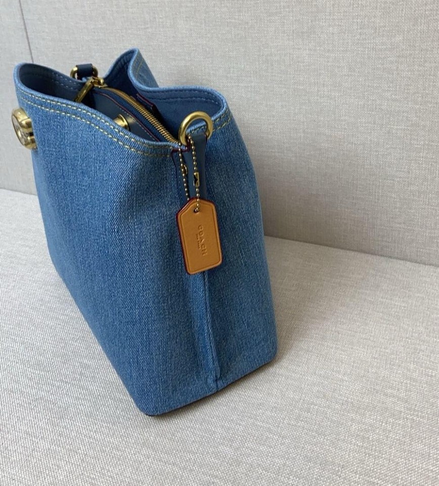 COACH CS241 Willow Denim Shoulder Bag 2WAY Blue outlet New | eBay