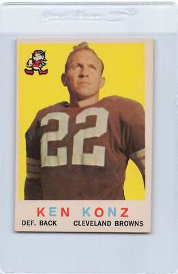 1959 Topps #54 Ken Konz Browns EX 2150 | eBay