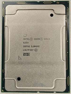 Intel Xeon Gold 6254 3.1GHz 18 Core 24.75MB 200W 2nd Gen Processor ...