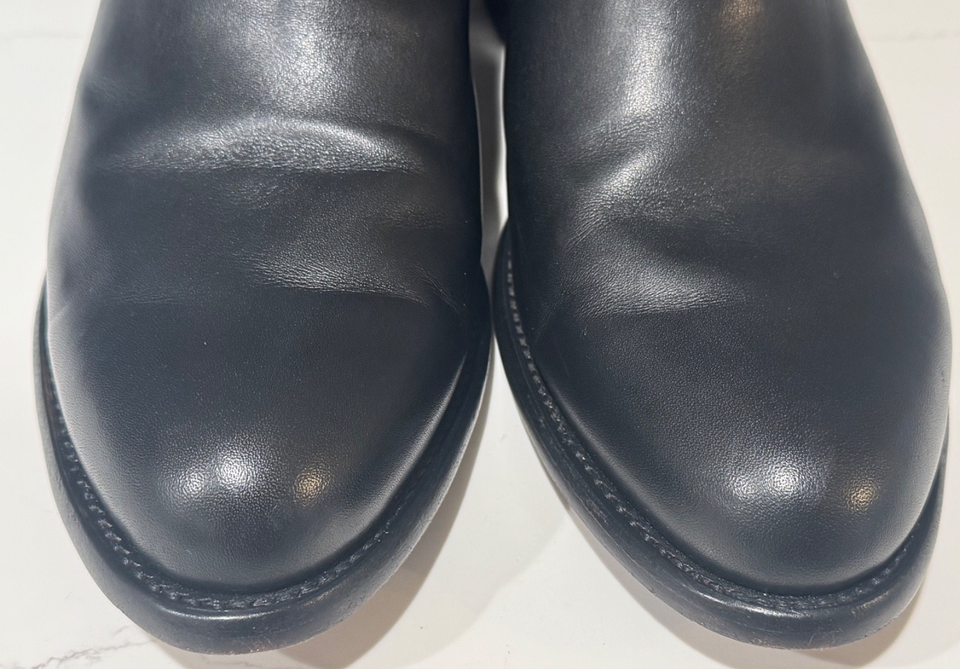 TECOVAS THE DEAN BLACK LEATHER ZIPPER COWBOY BOOTS-MENS' 12D | eBay