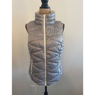 So Authentic American Heritage Silver Puffer Vest Size Large | eBay