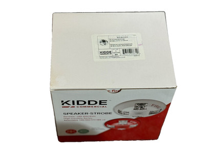 Kidde EGCSVHWN Fire Alarm Speaker Strobe Ceiling White No Text (NEW IN ...