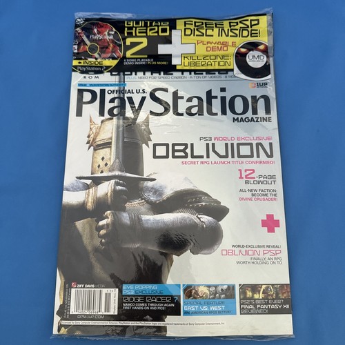 PSM PlayStation Magazine November 2006 #110 Oblivion PSP Demo Disc ...