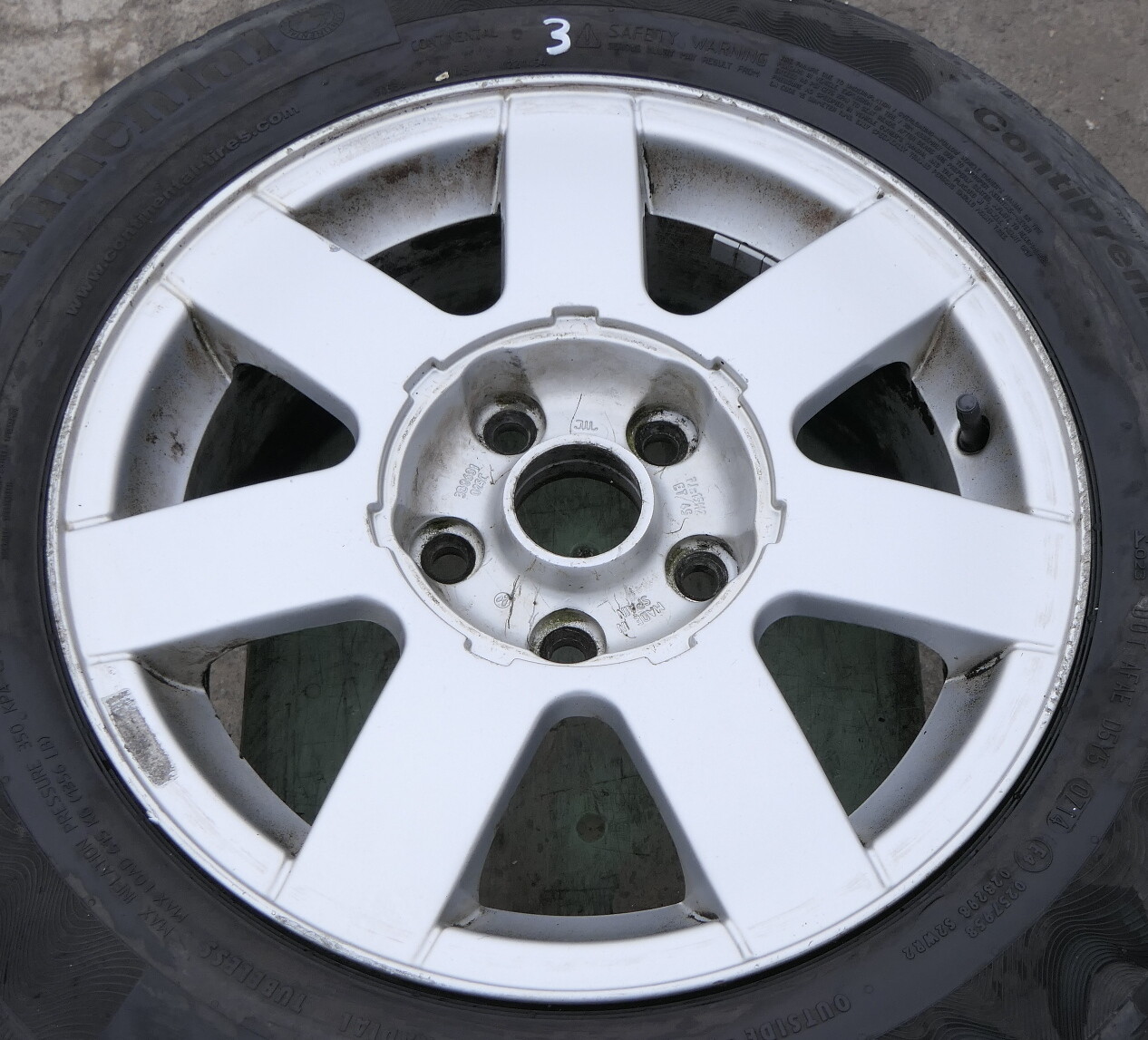 1x Felge Alufelge original VW Passat 3BG 7jx15H2 ET45 3B0601025C 3B0 ...