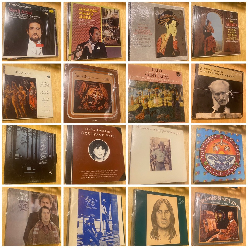 Vinyl Lot Record 33 RPM Collection ($2 EACH Choose any 25)Vinyl Records ...