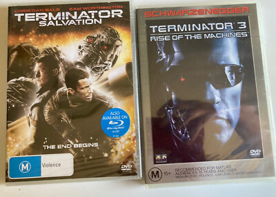 Terminator 3 Dvd Plus Terminator Salvation Both Region 4.new and Sealed ...