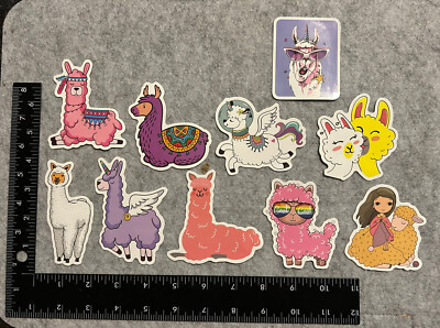 Lot of 10 Assorted Llama Stickers | eBay