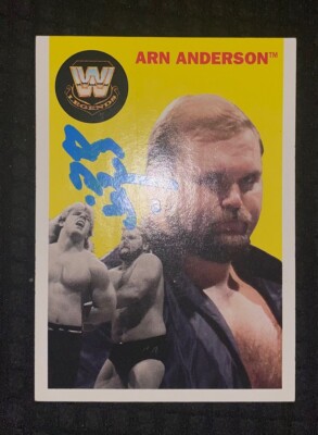 SIGNED ARN ANDERSON CARD! NWA WRESTLING! 4 HORSEMEN! WWE! AEW | eBay
