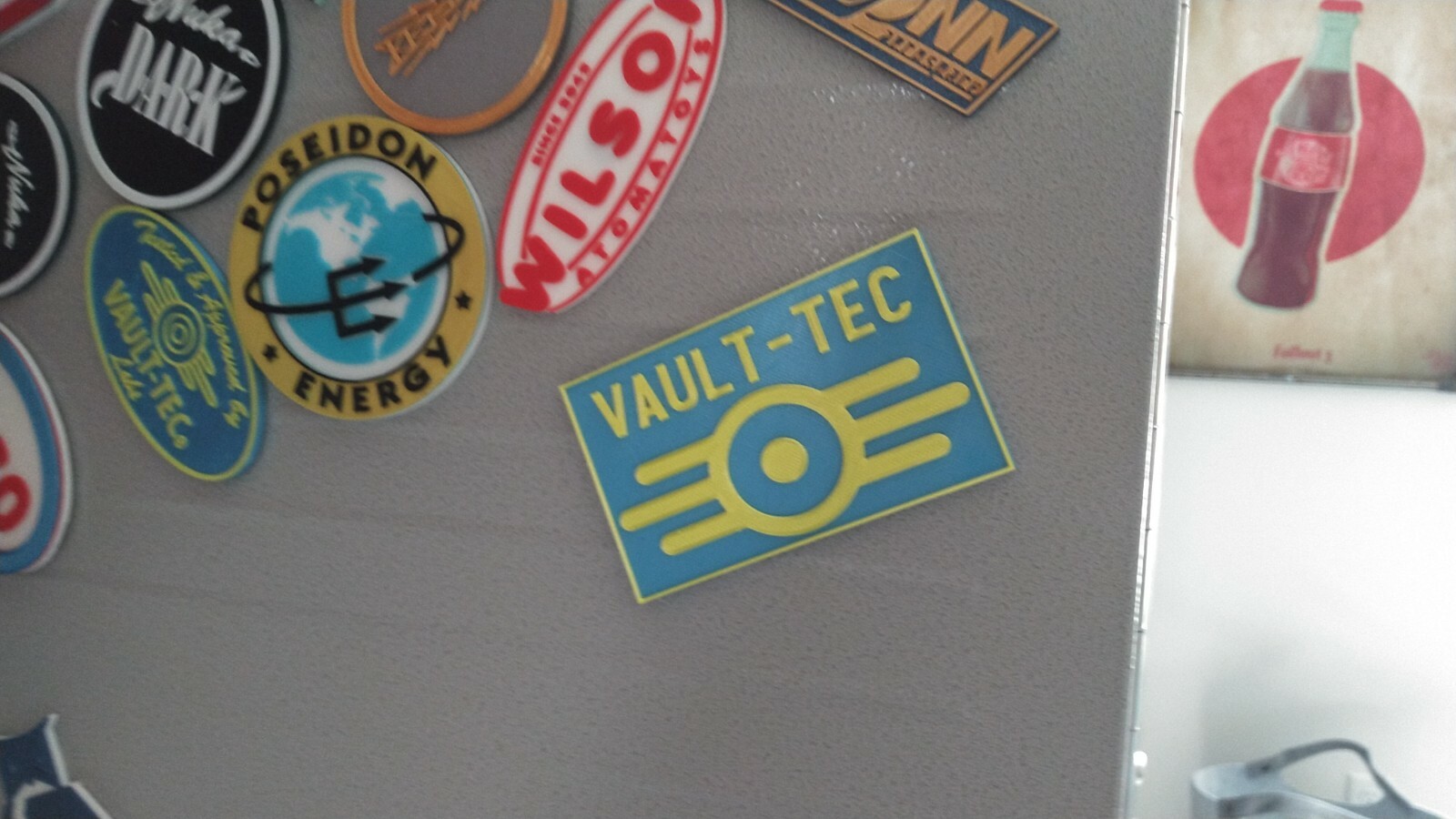 Vault-Tec Kitchen Magnet Fallout cosplay Shop Quantum 3 4 76 Nuka | eBay