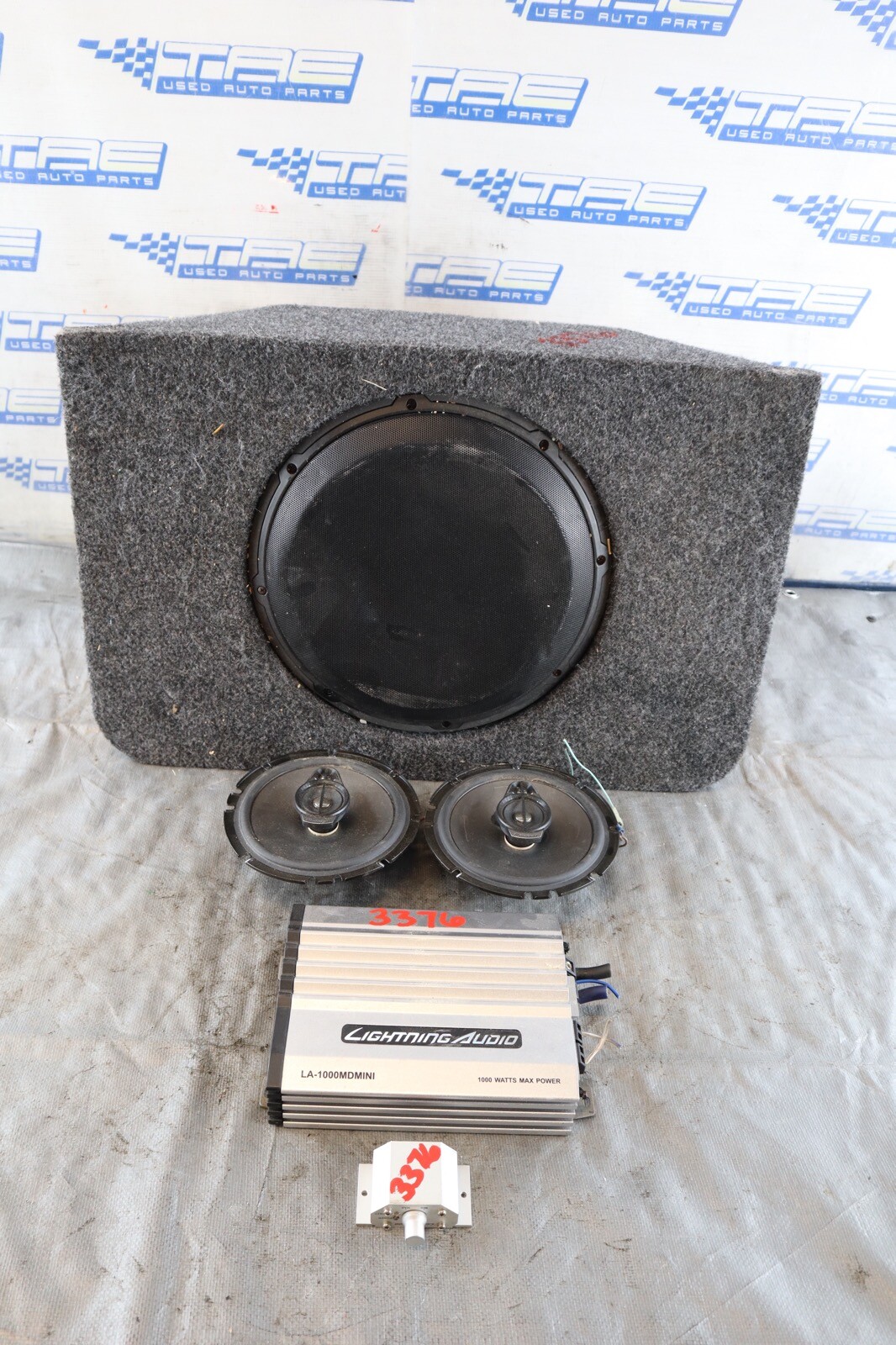 2001 HONDA S2000 AP1 F20C 2.0L CUSTOM TRUNK MOUNT SUBWOOFER ASSY #3376 ...