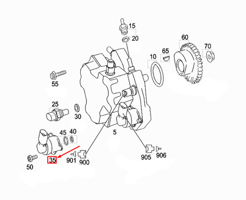 Mercedes-Benz GLE W166 Fuel Pressure Regulator Valve A6420740284 ...