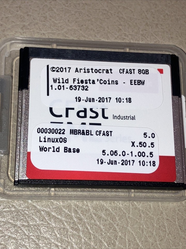 ARISTOCRAT Wild Fiesta Coins MK8 SOFTWARE Slot machine game MK7 | eBay