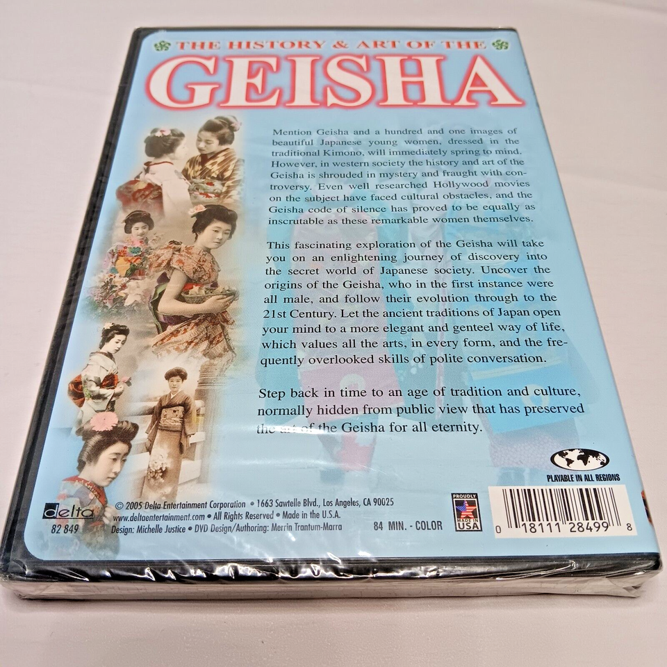 NEW The History & Art Of The Geisha DVD Delta Entertainment Japanese ...