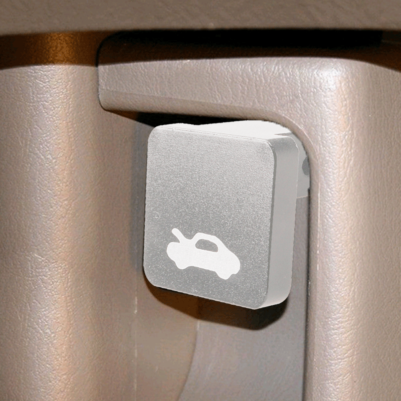 Matte Silver Aluminum Hood Engine Switch Control Button Cover Fits 96 ...