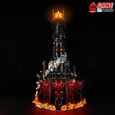 LED Light Kit for LEGO The Lord of the Rings: Barad-dûr 10333 (Remote ...