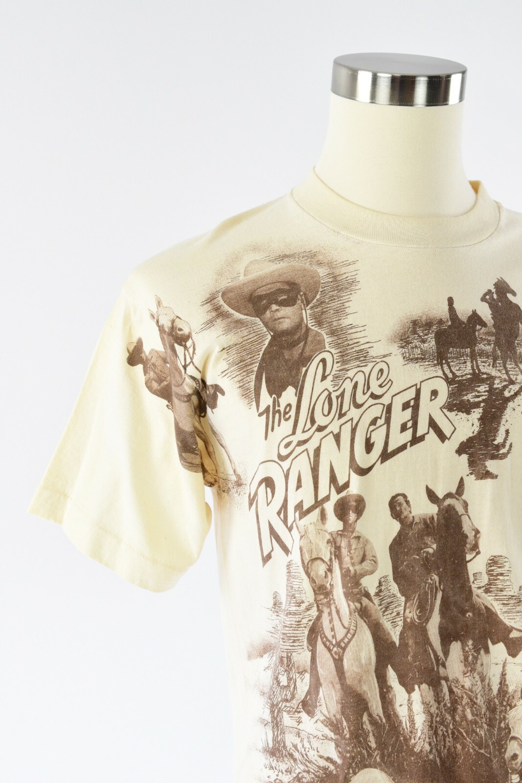 1992 Vintage Marlin Tease Lone Ranger T Shirt Graphic… - Gem