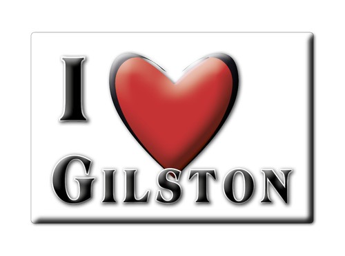 Gilston, Scottish Borders, Scotland - Fridge Magnet I Love Souvenir Uk ...