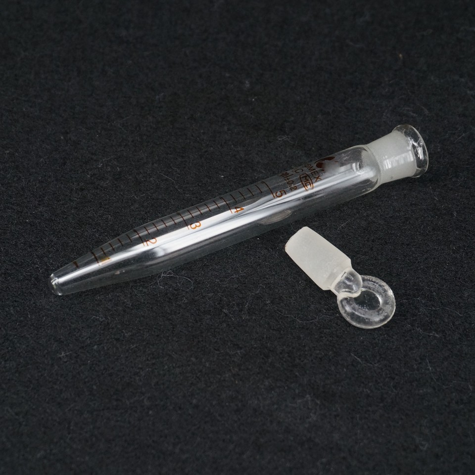 5-100ml Lab Glass Conical Bottom Centrifuge Tube Scaled With Stopper ...