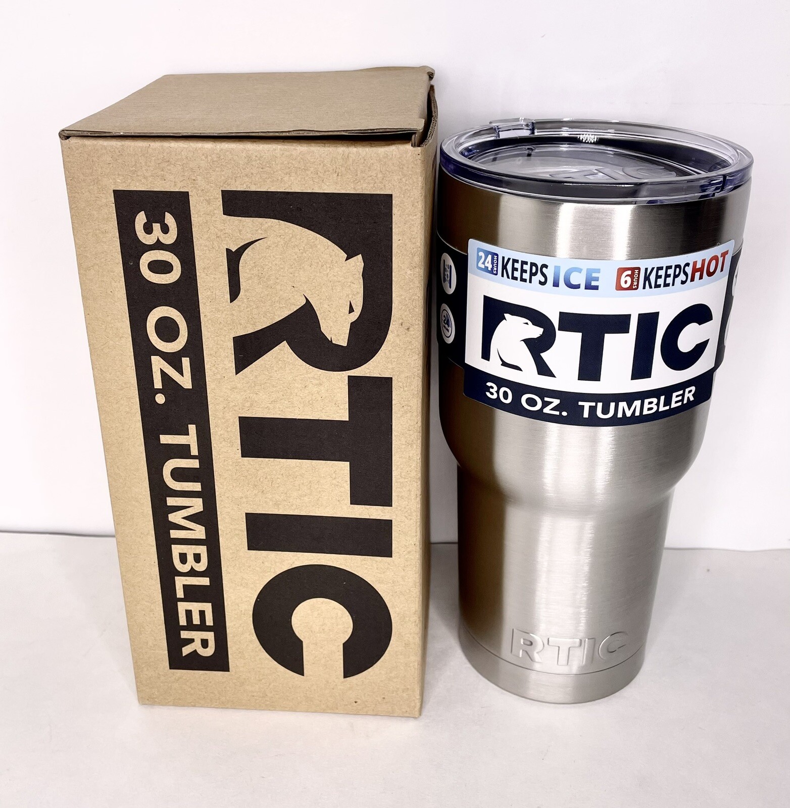 RTIC 30OZ TUMBLER All Stainless Steel | eBay
