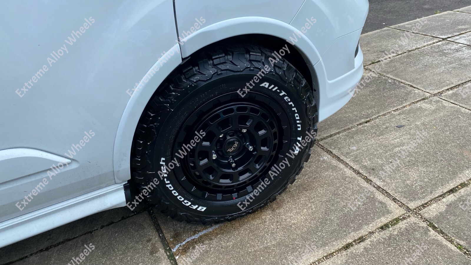 16" Black Dare TG9 Alloy Wheels Fits Mercedes Sprinter 6x130 Swamper ...