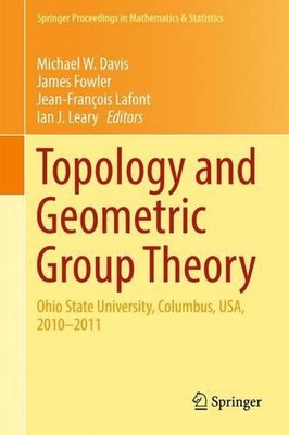 Topology and Geometric Group Theory: Ohio State University, Columbus ...