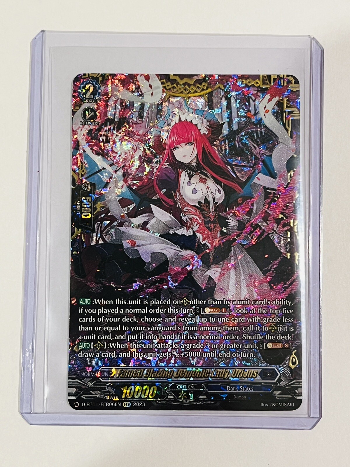 Cardfight! Vanguard Clash of the Heroes - Famed Blazing Demonic Lady ...