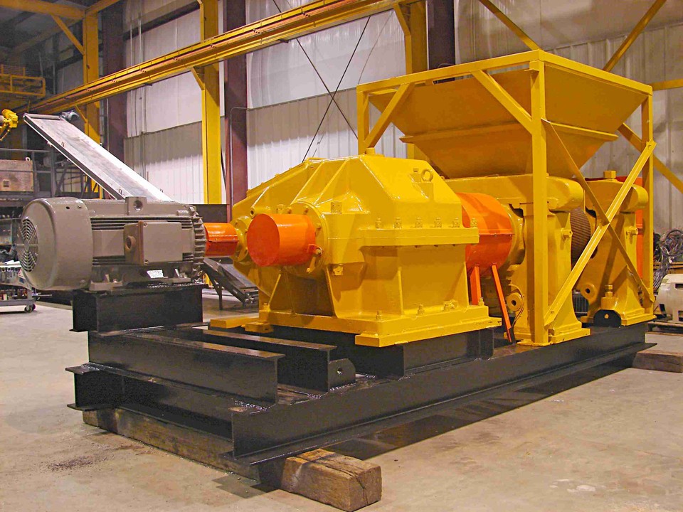 32” Double Roll Cracker Mill Crumb Rubber Recycling | eBay