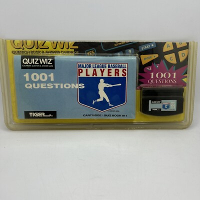 Vintage 1993 Tiger Electronics Quiz Wiz MLB BASEBALL PLAYERS Game | eBay