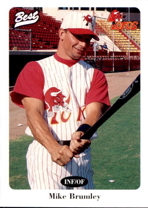 1996 Tucson Toros Best #5 Mike Brumley Oklahoma City OK Baseball Card ...