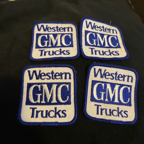 VTG Lot of 4 WESTERN GMC TRUCKS Sew On Trucker Patches | eBay