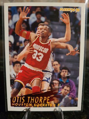 1994-95 Fleer Houston Rockets Basketball Card #87 Otis Thorpe | eBay
