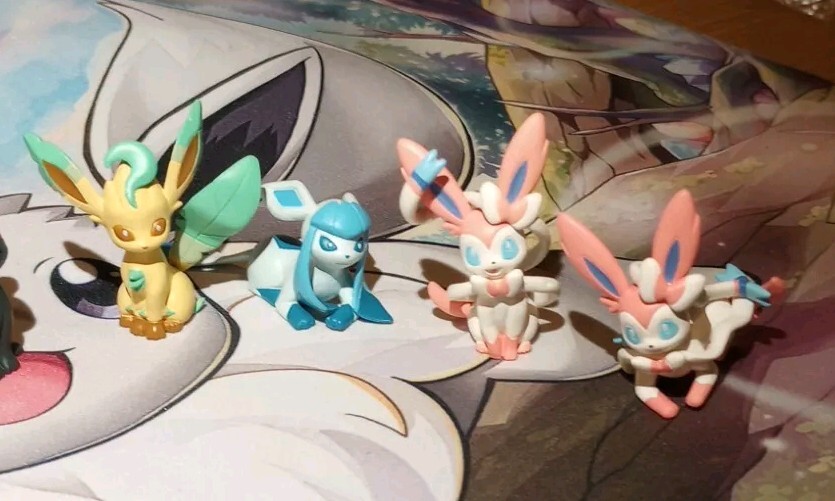 Eevee Evolutions Full Set Of 10 Pokémon Figure Tomy Eievui Best Wish ...
