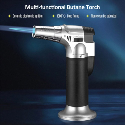 Kitchen Blow Torch Mini Refillable Torch Lighter for BBQ Baking ...