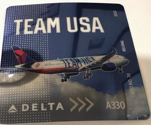 Delta Air Lines Team USA Trading Card No. 74 Airbus A330-900neo Limited ...