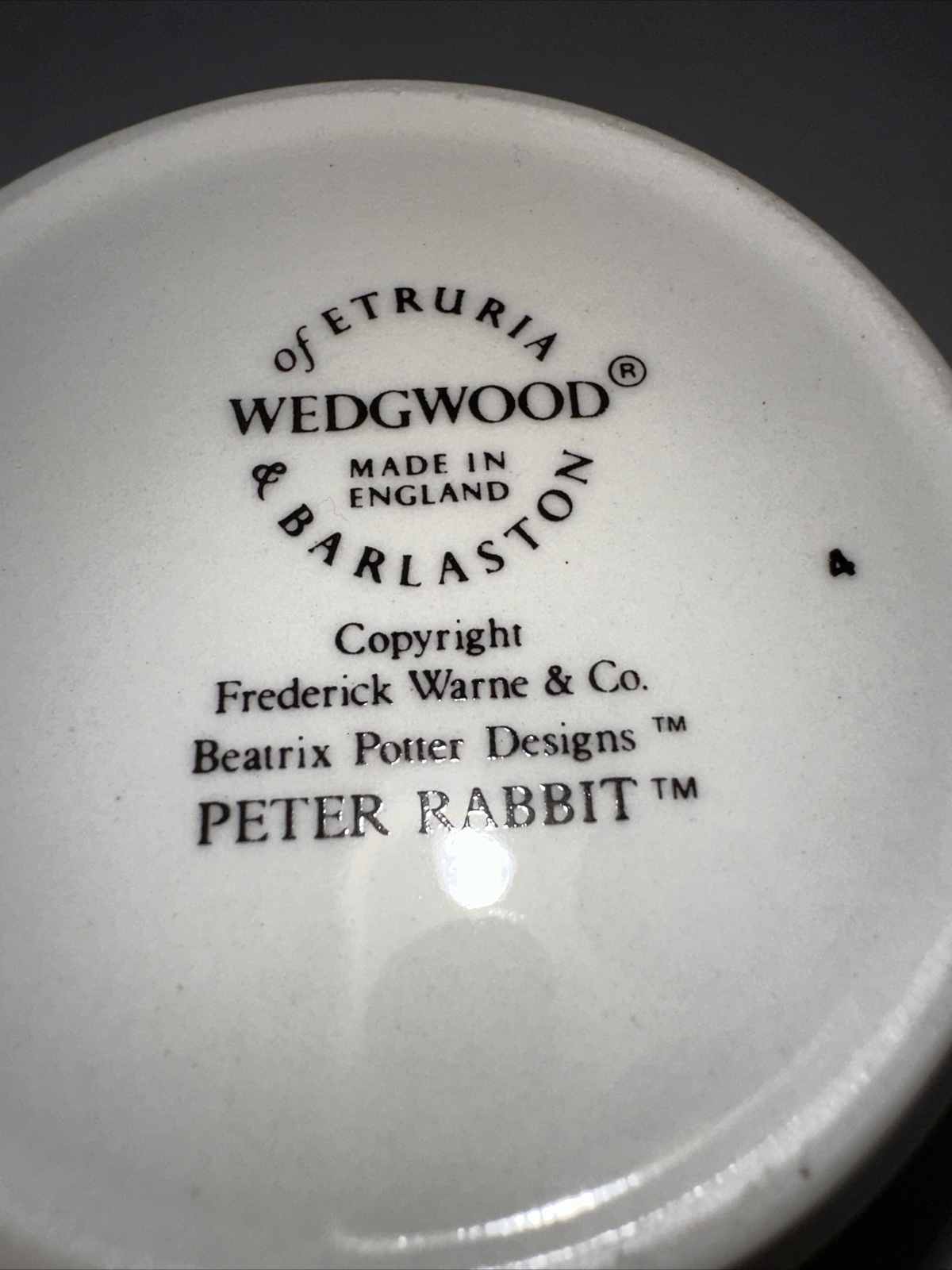 Vintage Wedgwood of Etruria Peter Rabbit Mug England Frederick Warne ...