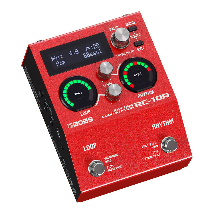 BOSS RC-10R Rhythm Loop Station with Class-Leading Two-Track Looper ...