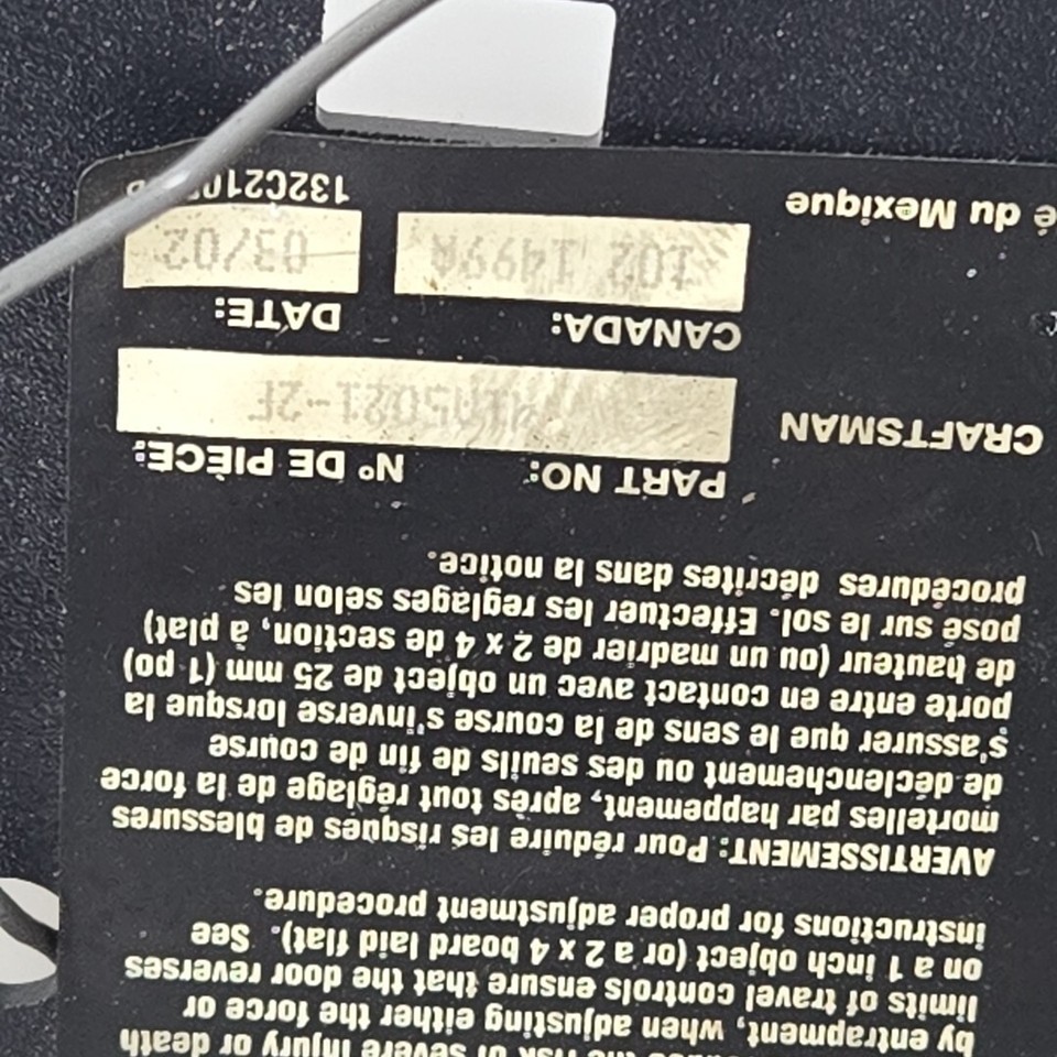 41A5021 Garage Door Opener Logic Board Circuit Board 41A5021-2E ...