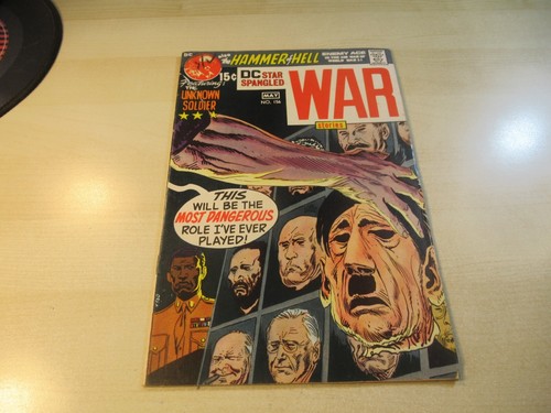 STAR SPANGLED WAR STORIES #156 DC BRONZE 1ST BATTLE ALBUM HITLER MASK ...