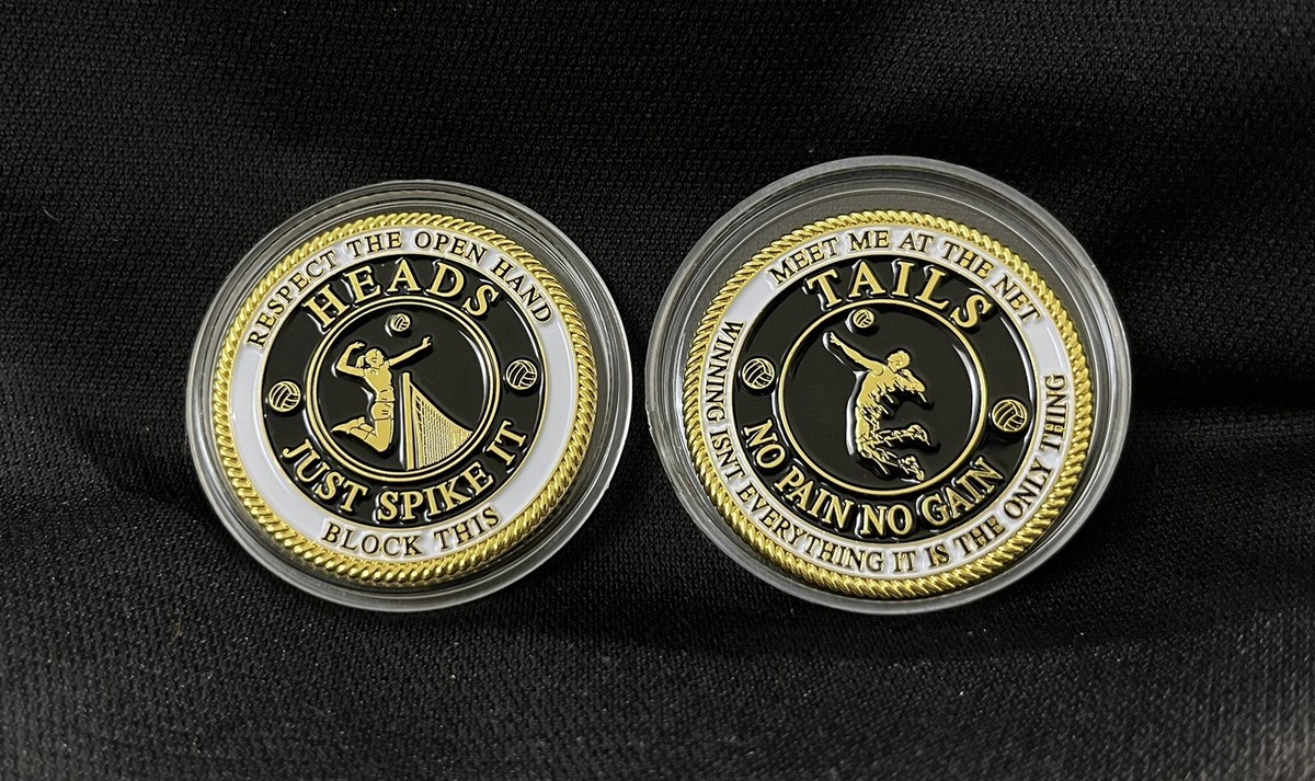 North American Token US Colonial Coins Leyndo 10 Pcs Volleyball Flip ...