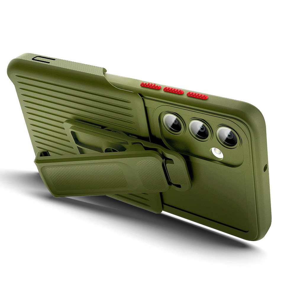 For Samsung Galaxy A35 5G Case Holster Clip Built-In Camera Lens ...