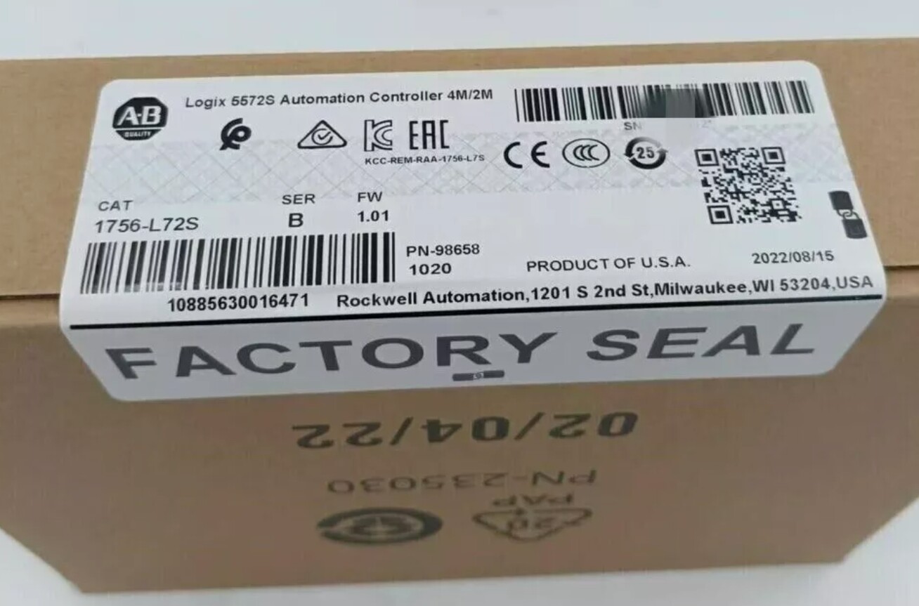 Factory Sealed 1756-L72S PLC GuardLogix Processor 5572S Controller | eBay